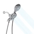 3-Way Rain Shower Head and 5 in Handheld Shower Set with High Pressure ...