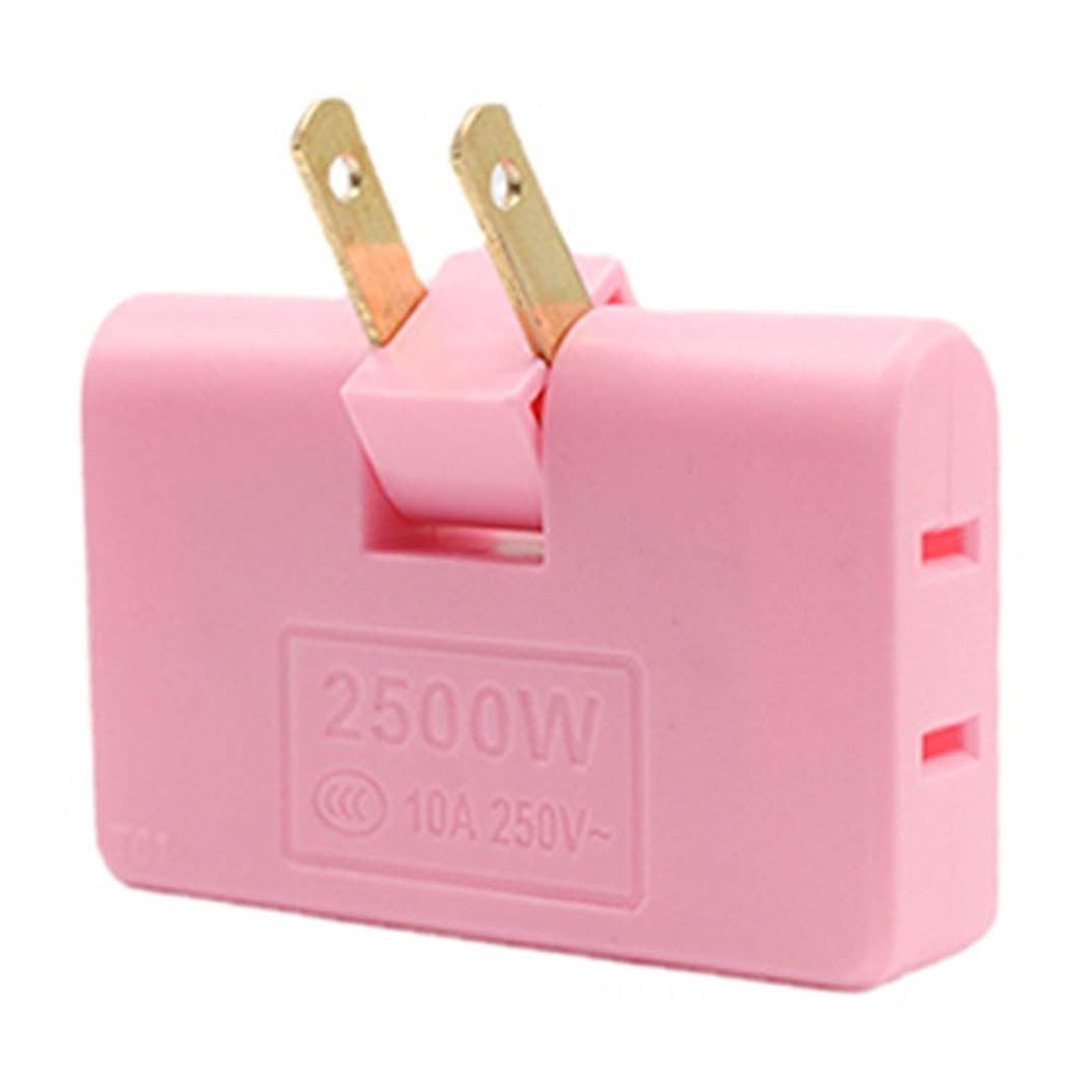 3-Way Rotatable Socket Converter - 2500W Swivel Plug Adapter for Home ...