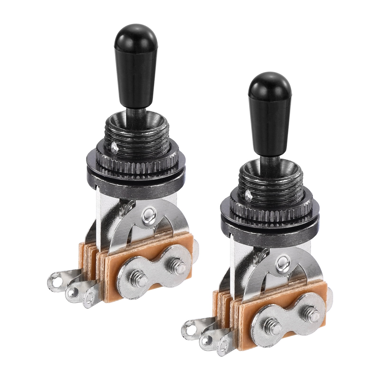 3 Way Short Straight Guitar Toggle Switch Pickup Selector Black with ...