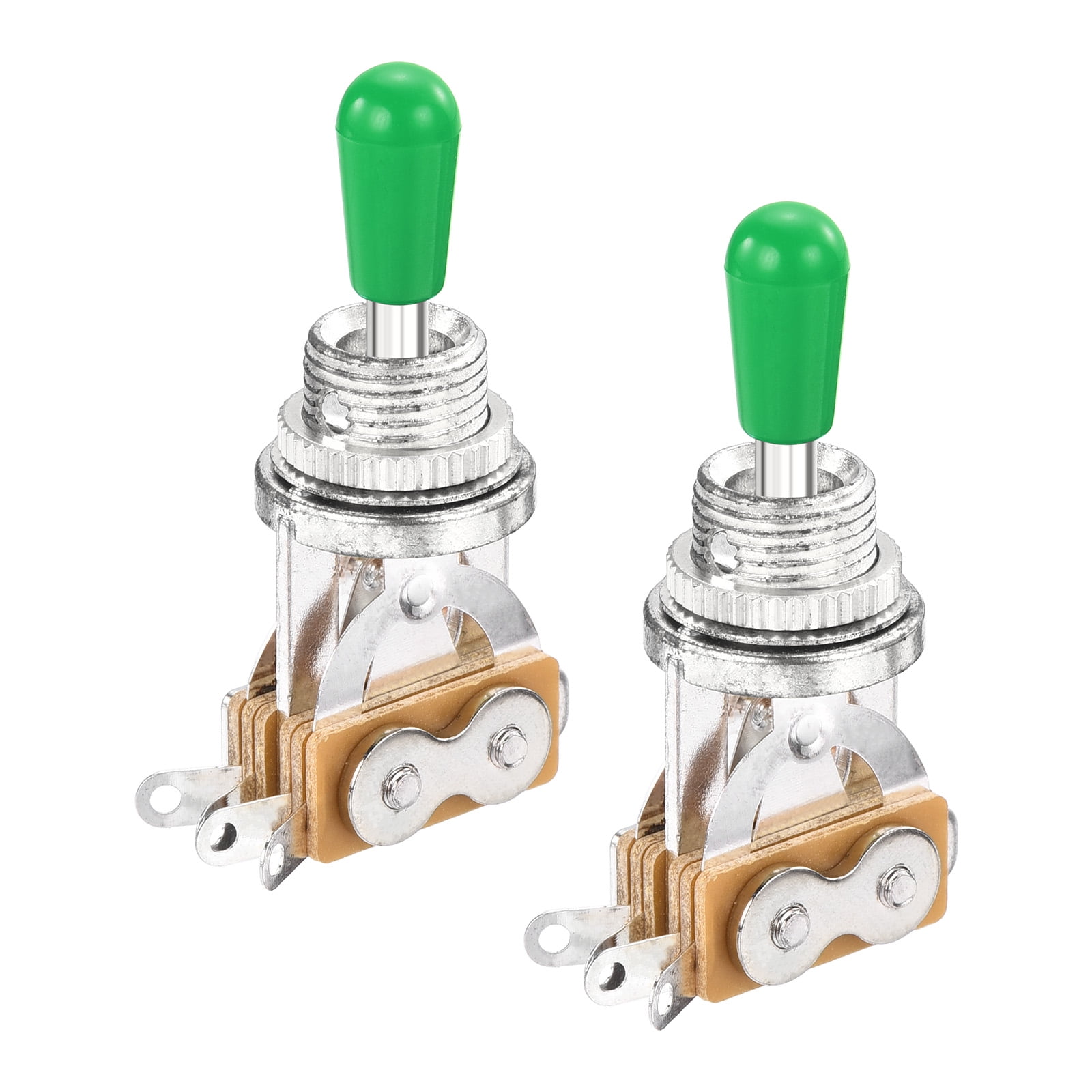 3 Way Short Straight Guitar Toggle Switch Pickup Selector Silver with ...