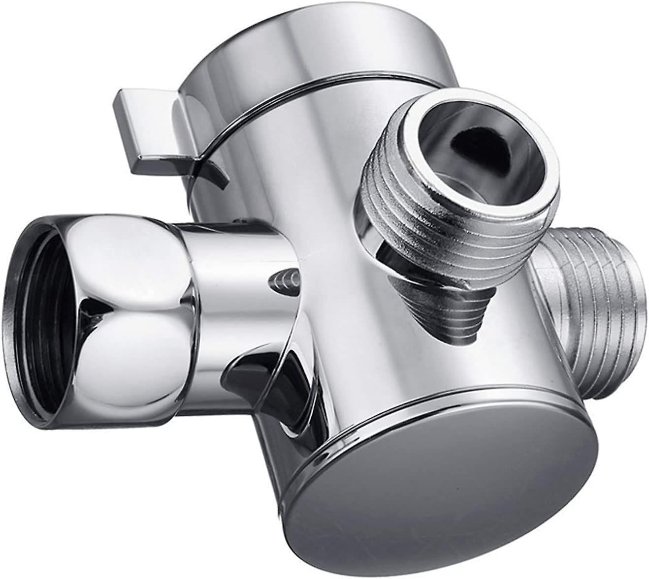 3-Way Shower Diverter Valve Mount G1/2 Handheld Shower Arm Diverter ...