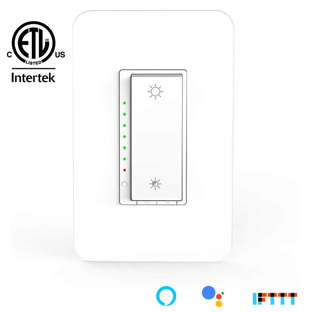 3 Way Smart Dimmer Switch / Single Pole Smart Switch ,Compatible with ...