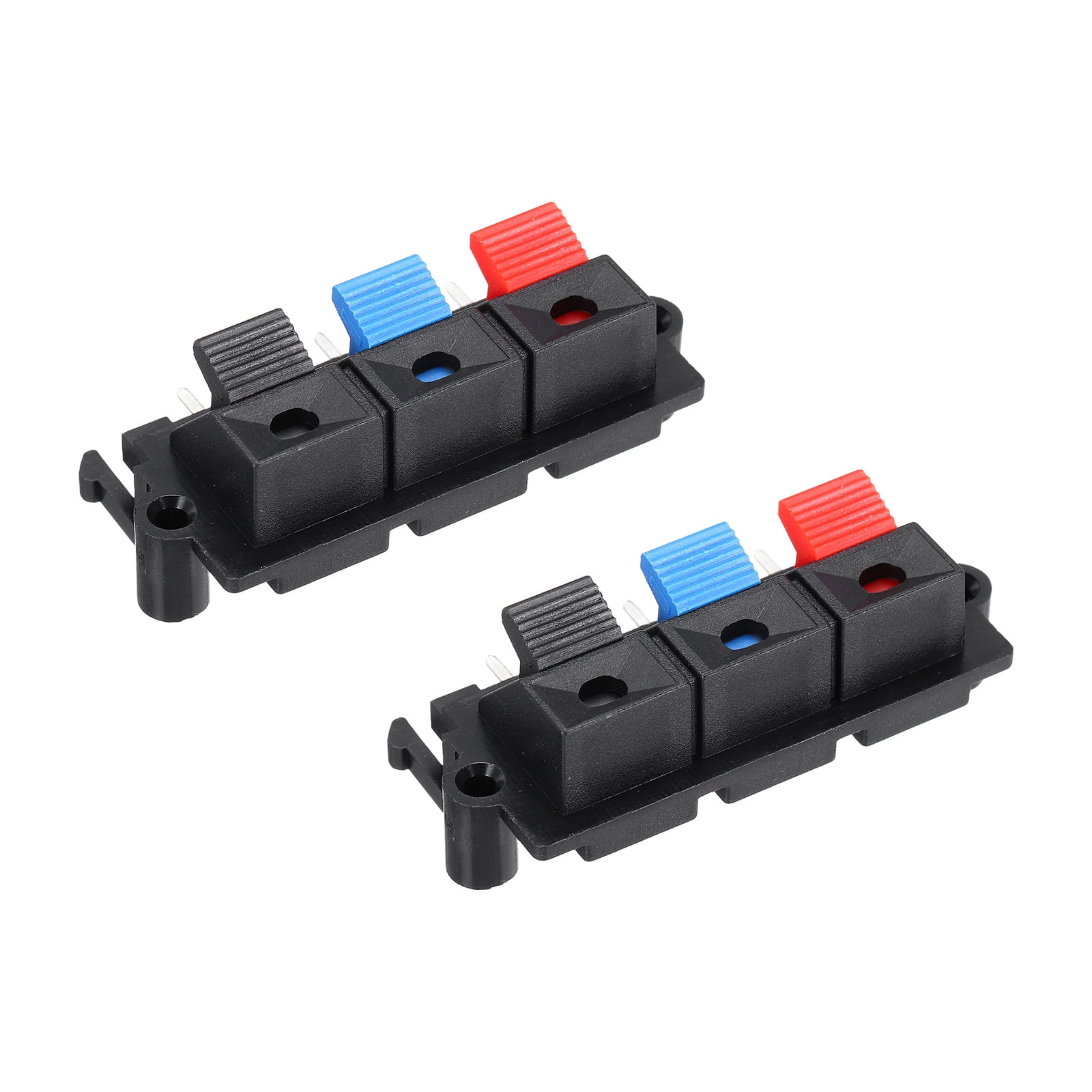 3 Way Spring Terminal Clip Push Release Connector Plate Strip Block WP3 ...