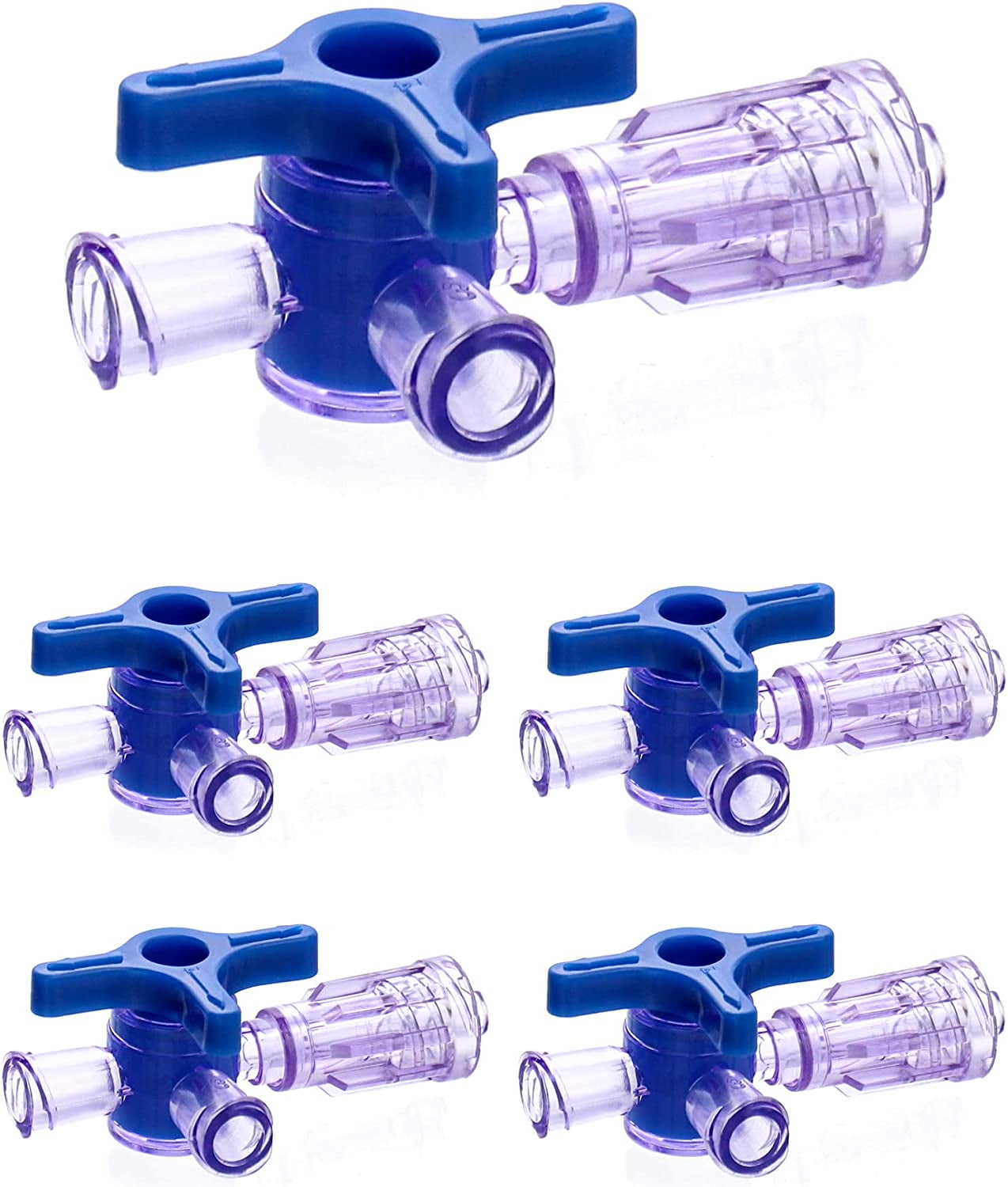 3-Way Stopcocks Luer Connection, Mixing Luer Connector Adapter (10Pcs) - Walmart.com