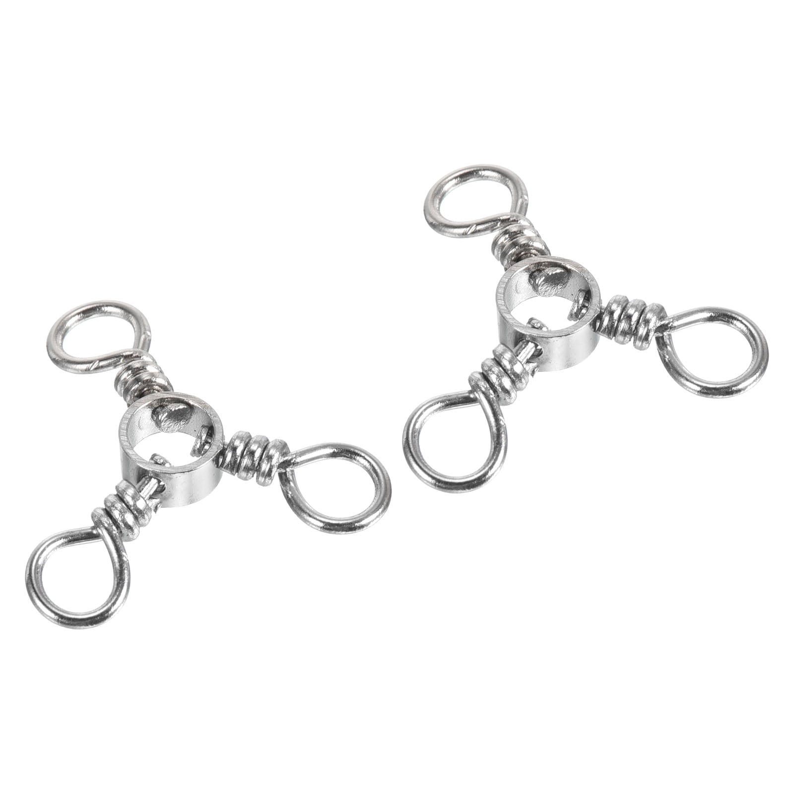 3 Way Swivel, 253lb Stainless Steel Cross Line Terminal Tackle, Silver ...