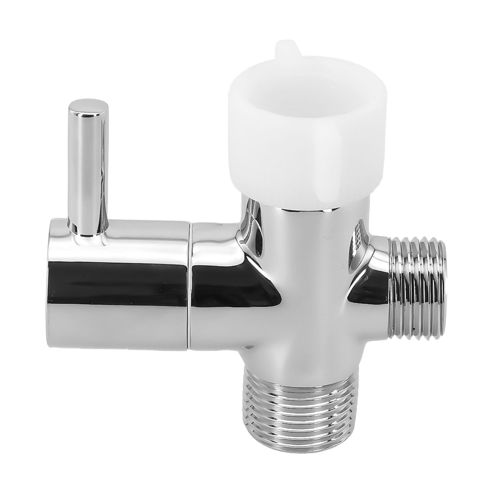 3 Way T-adapter Chrome for Shower Head Mount Diverter Valve Splitter G1 ...