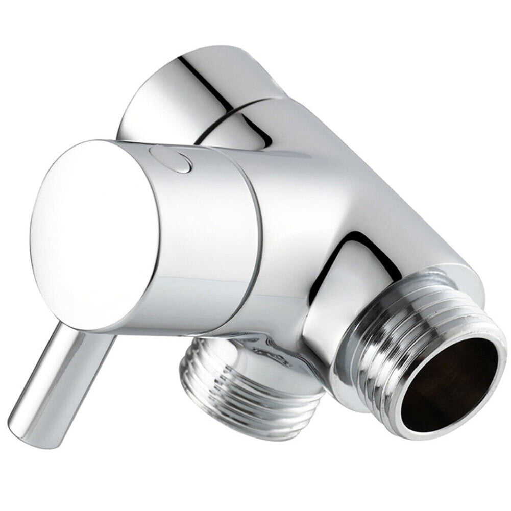 3 Way T-Adapter G1/2 Shower Head Bracket Mount Valve, Splitter Diverter ...