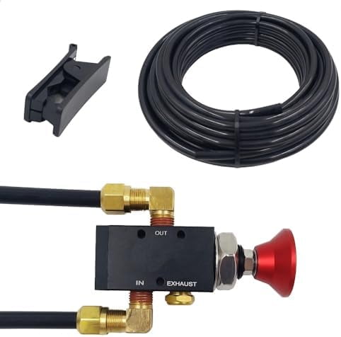 3-Way Three-Way Push/Pull Manual Tailgate Dump Air Valve Kit for Semi ...