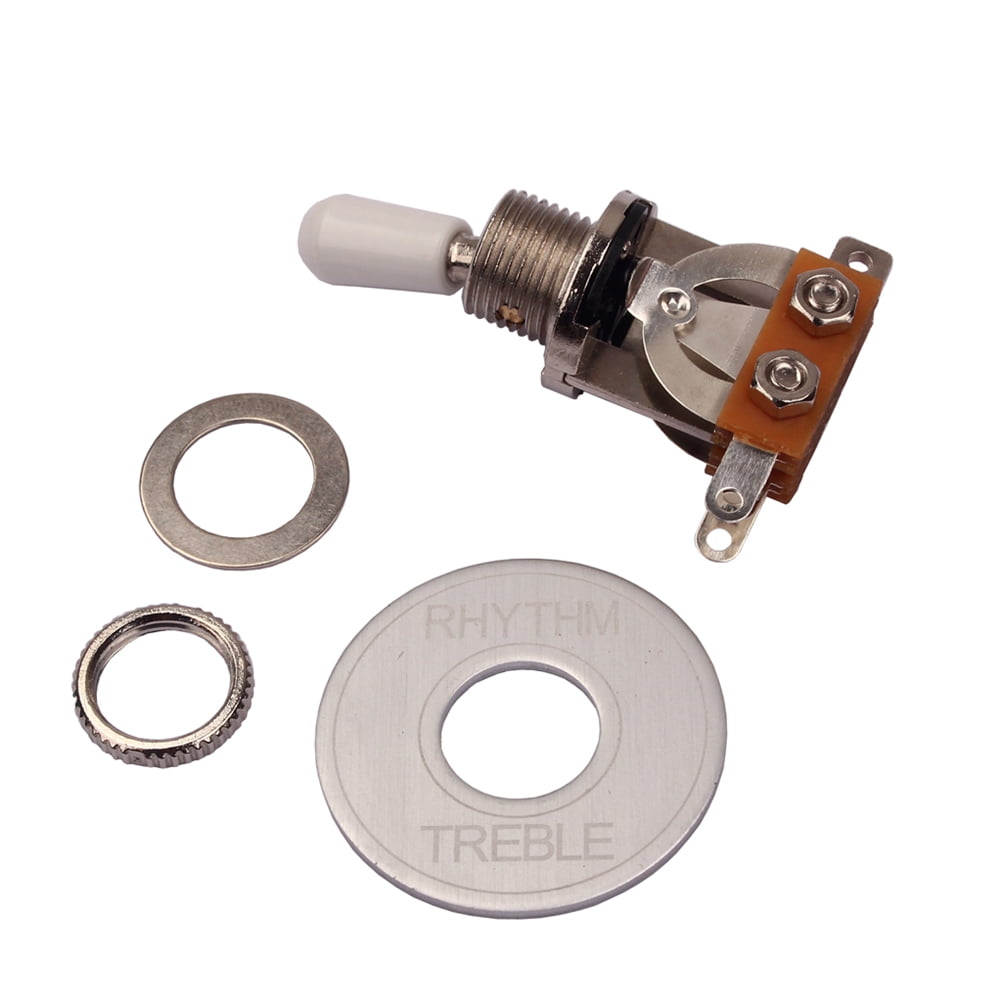 3 Way Toggle Stick-on Rhythm Treble Washer Ring Plate kit for ...