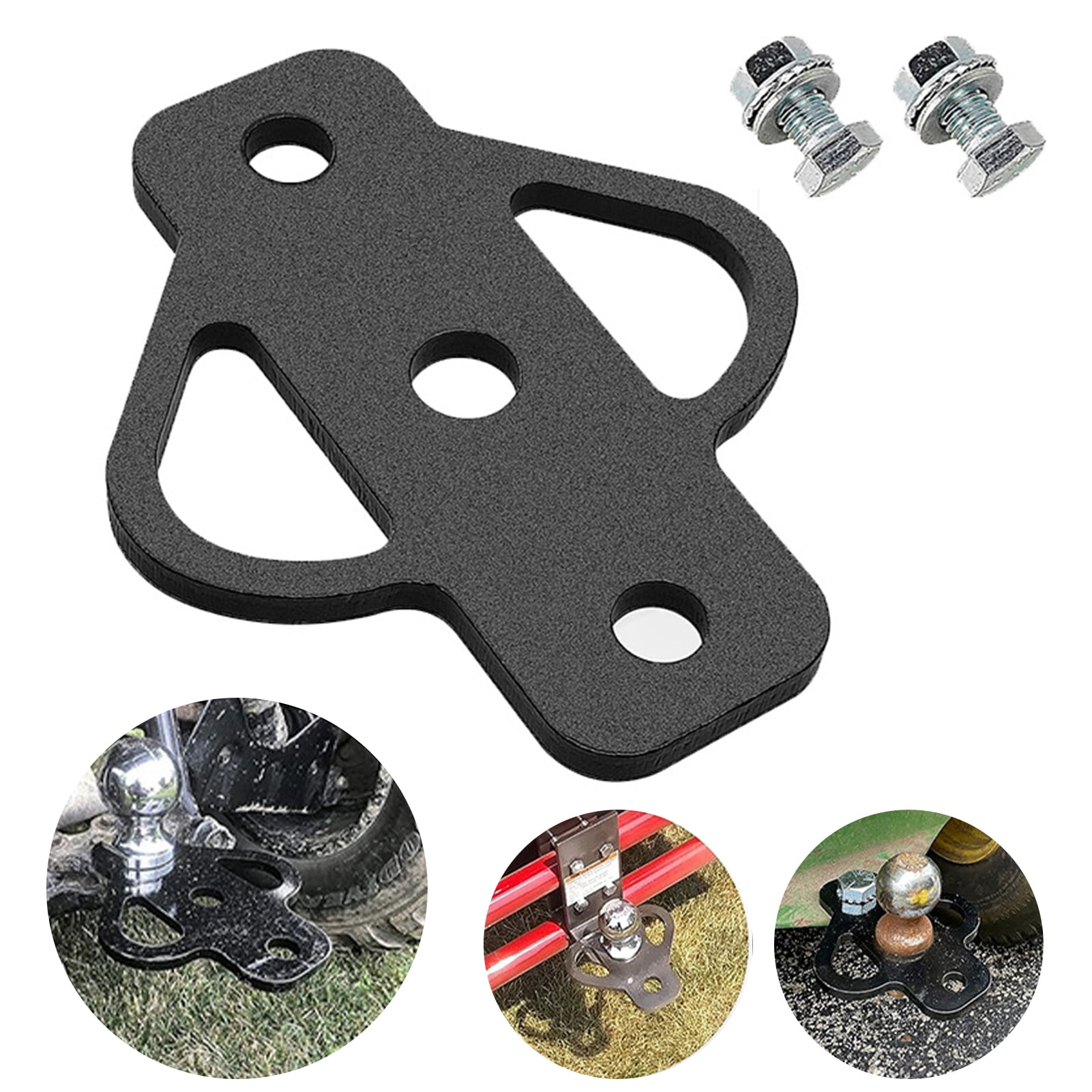 3-Way Trailer Hitch Adapter - with Bolt Sturdy Construction Rust ...