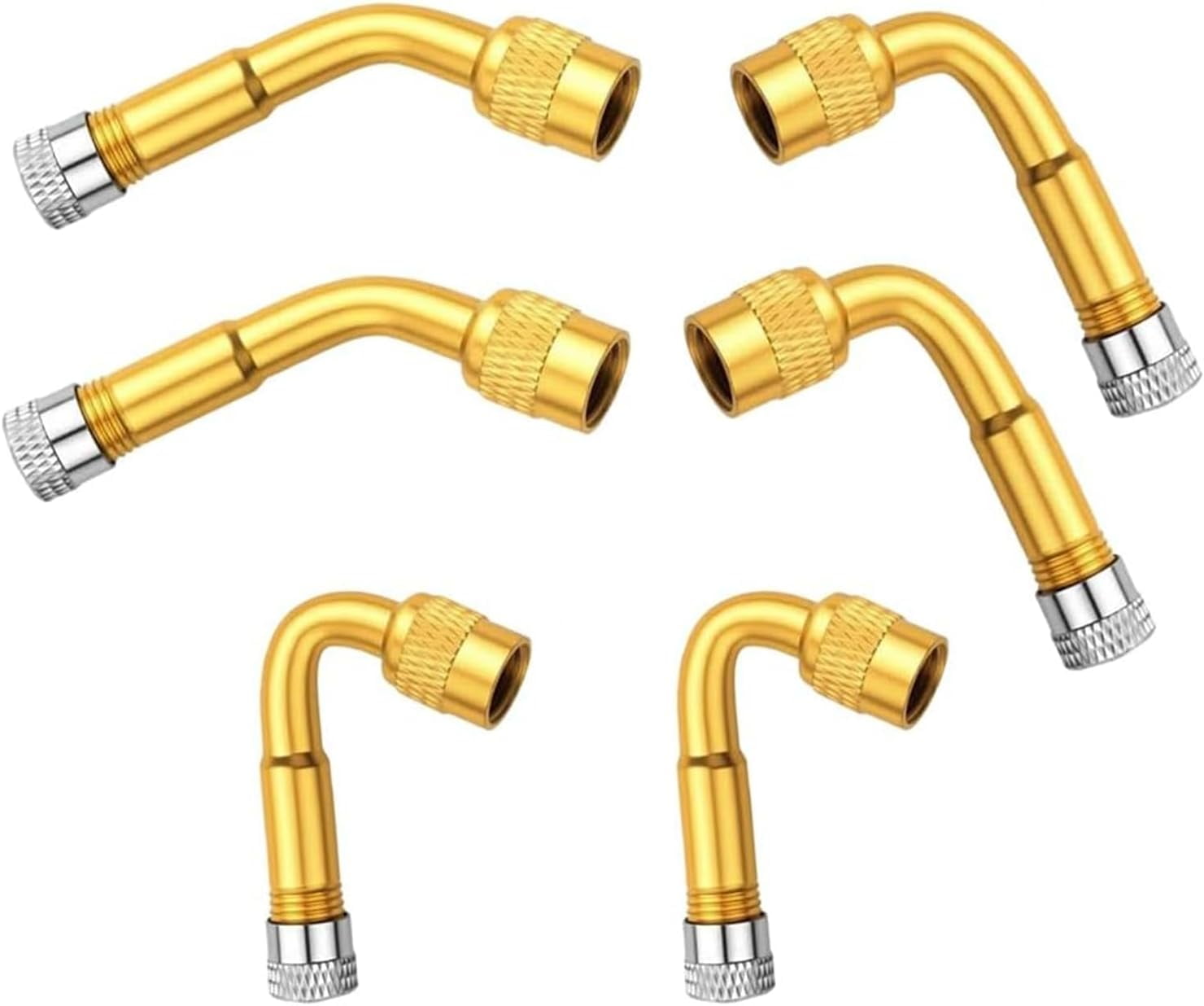 3-Way Valve Kit, 45 Degree 90 Degree 135 Degree Tire Valve Stems ...