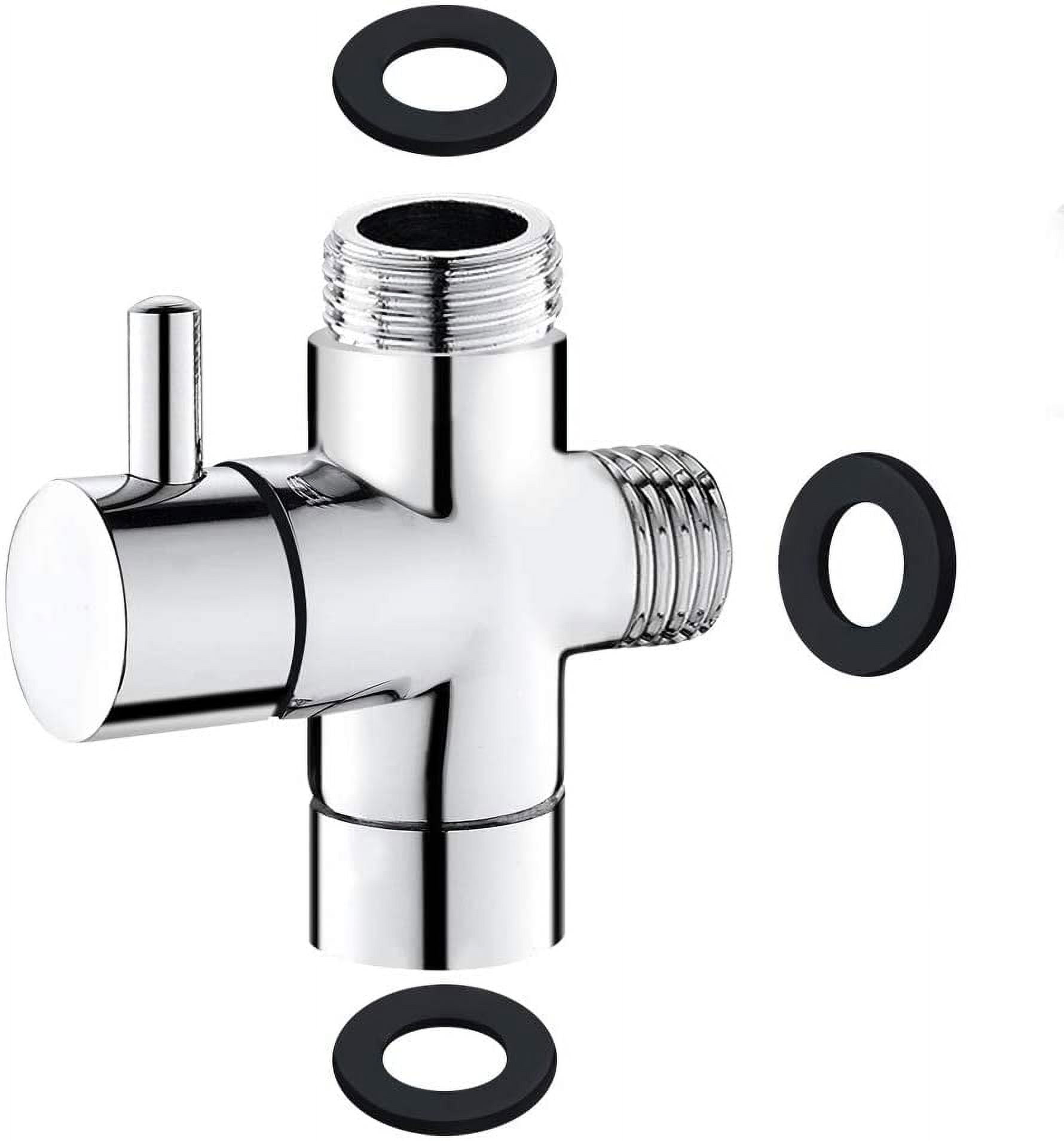 3 Way Valve, Solid Brass G1/2 Hand Shower Shower Components Adapter ...