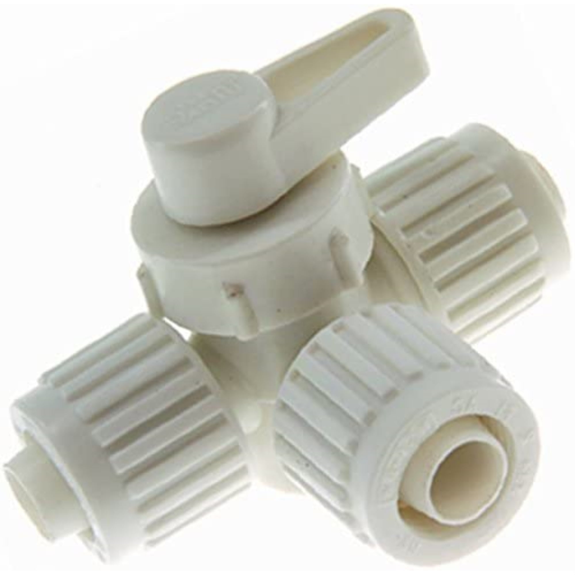 Elkhart E6G-16914 0.5 in. PEX x 0.5 PEX in. 3-Way Valve Center Drain ...