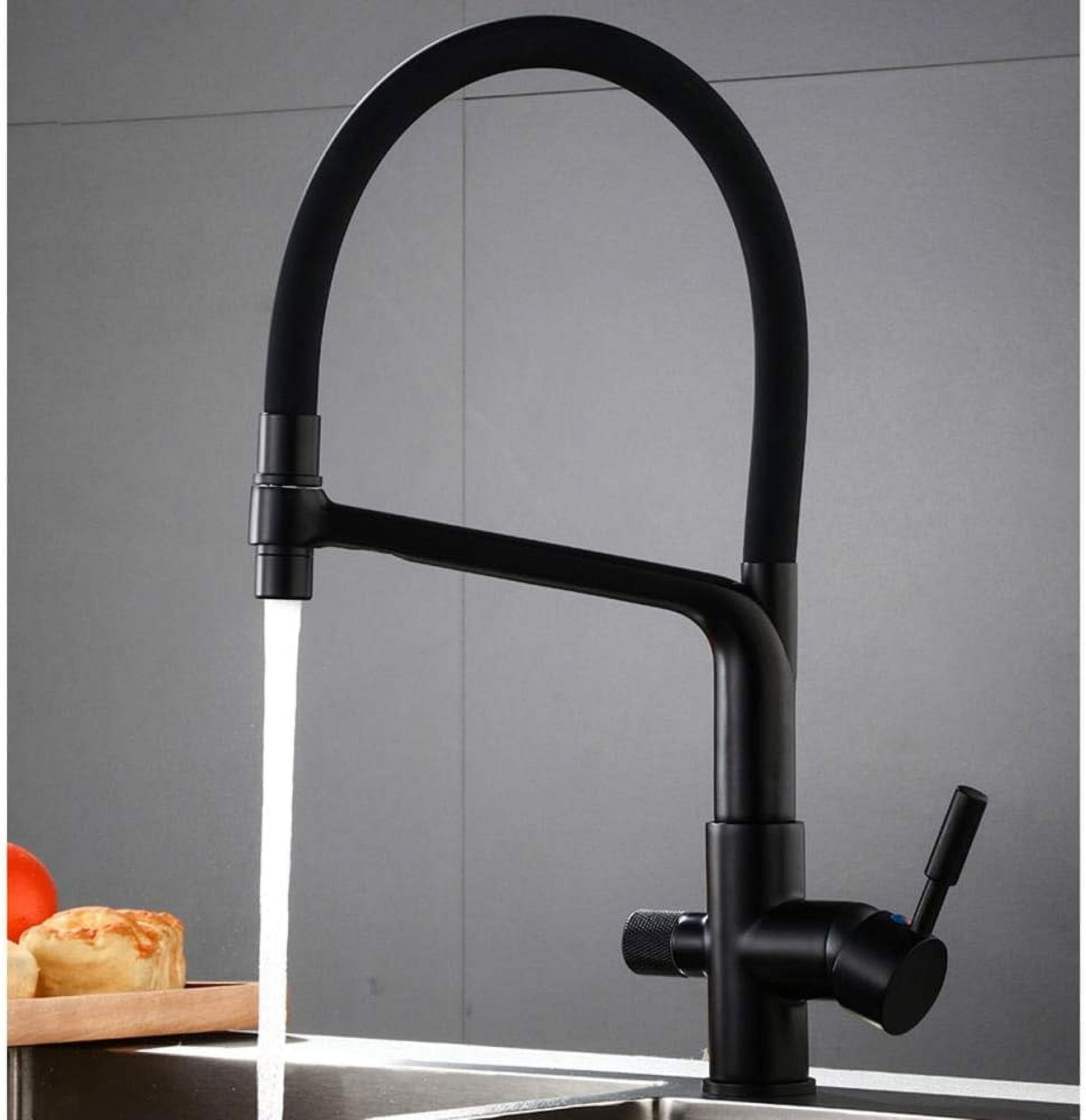 3 Way Water Filter Tap Kitchen Taps 3 in 1 Kitchen Sink Mixer Tap Brass ...