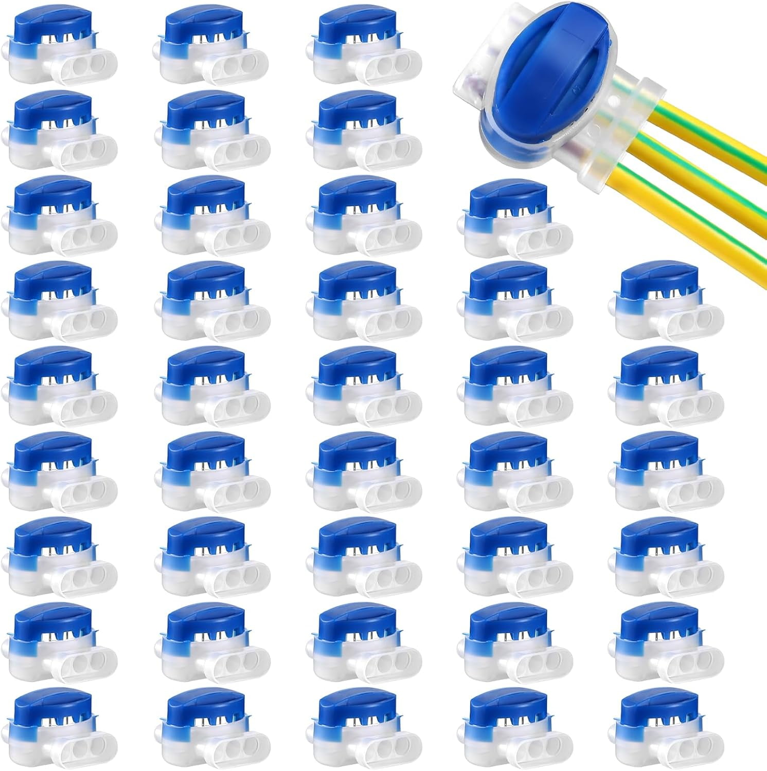 3-Way Wire Connectors, 40Pcs Waterproof Electrical Wire Connectors ...