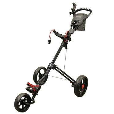 Zero Friction Wheel Pro Push Cart & Stand Bag, Grey - Walmart.com