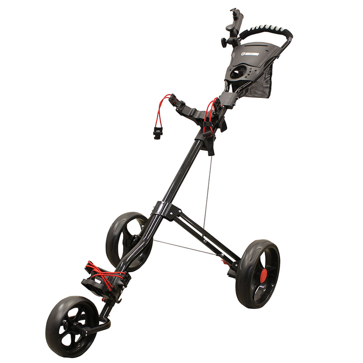 Caddymatic 360 Degree Swivel Ease 3 Wheel Folding Golf Push and Pull ...