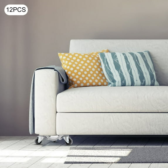 3 Wheel Iron Tri Dolly, Silver Triangle Swivel Caster 12-piece Set ...