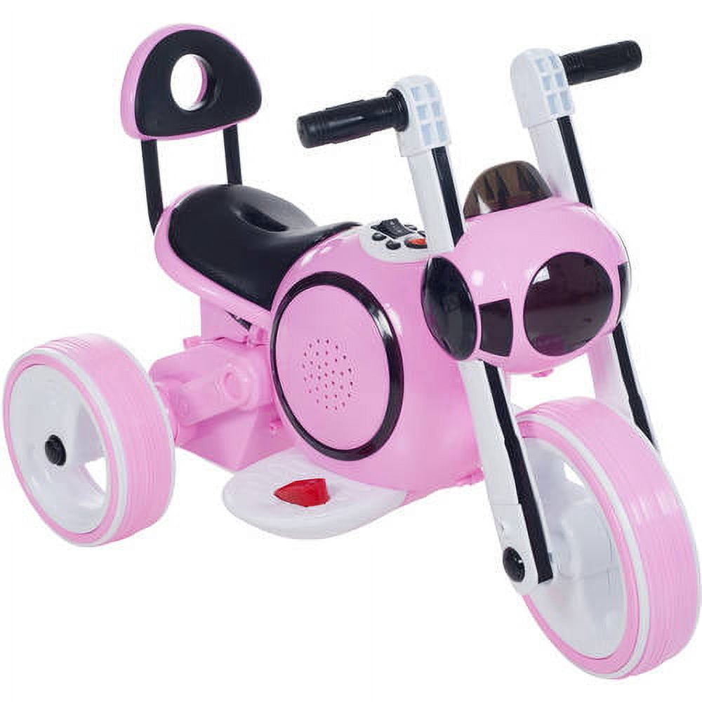 3 Wheel LED Mini Motorcycle Trike, Ride on Toy for Kids by Rockin ...