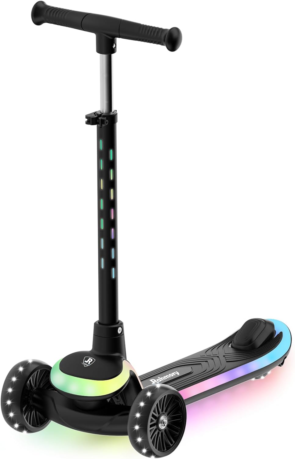 3-Wheel Light-Up Kids Scooter, 20 Different Light Patterns,Three ...