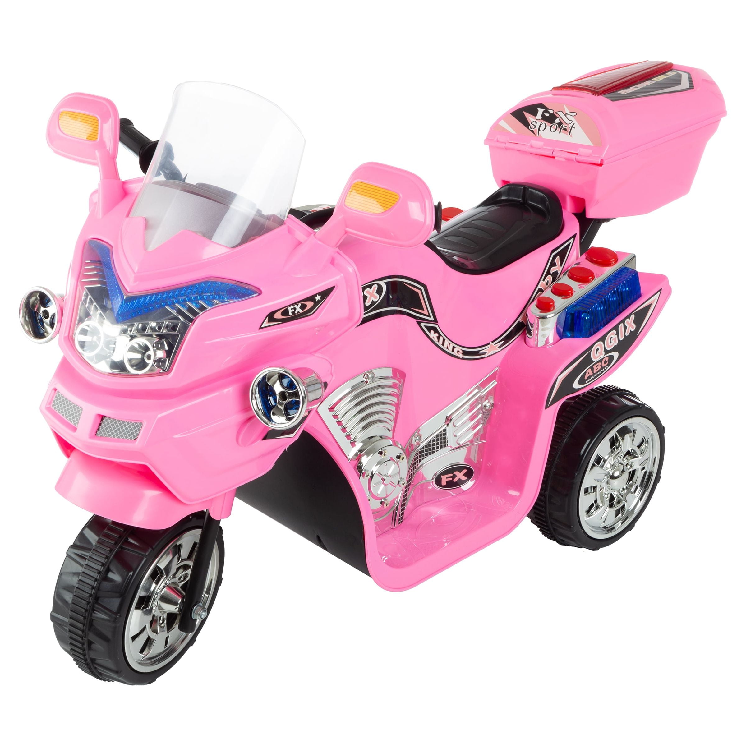 Lil’ Rider Electric Motorcycle for Kids - 3-Wheel Battery-Powered Toy ...