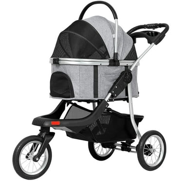 Gymax 4-in-1 Removable Double Pet Stroller for Small to Medium Dogs ...