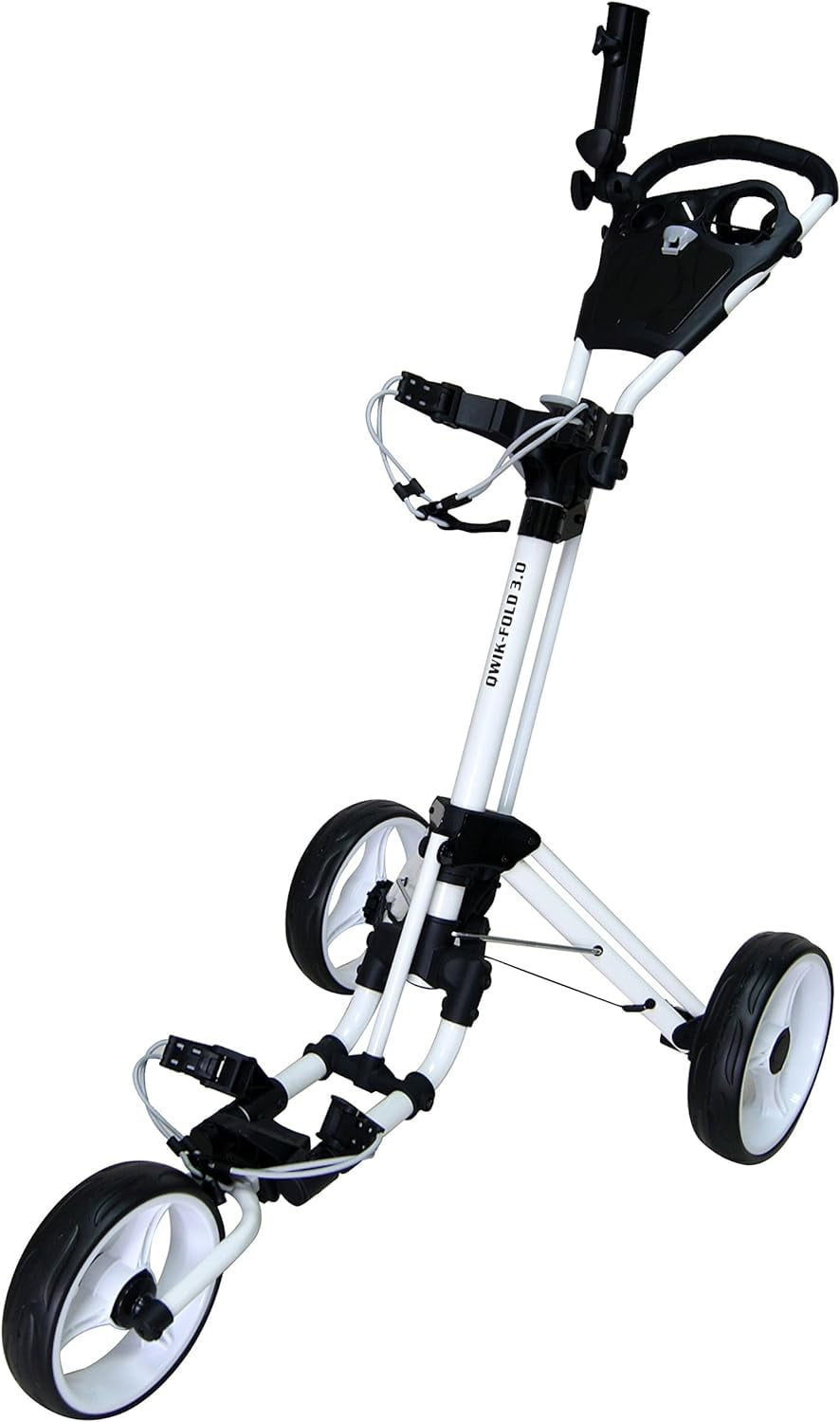 3 Wheel Push Pull Golf CART - Foot Brake - ONE Second to Open & Close ...
