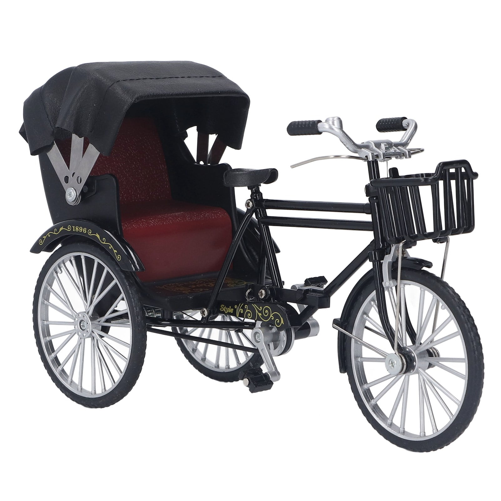 3 Wheel Rickshaw Model, Rickshaw Model Alloy Material Small Compact ...