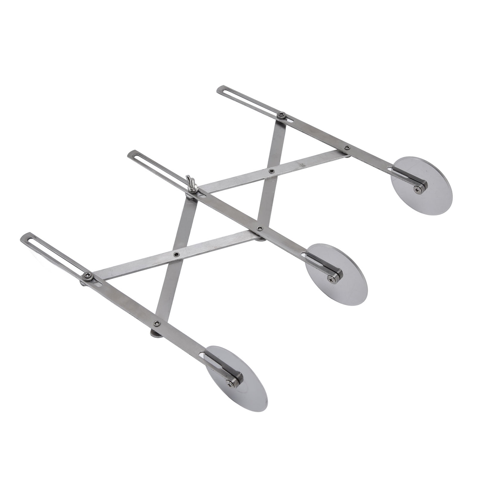 3 Wheel Stainless Steel Pastry Cutter Adjustable Expanded 3 Wheel ...