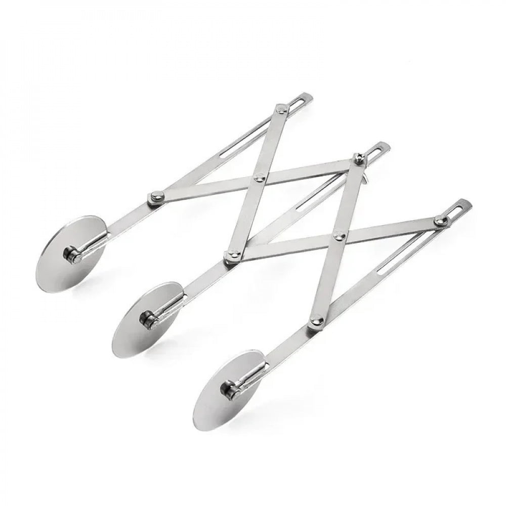 3 Wheels Cutter Dough Divider Side Pasta Knife Flexible Roller Blade ...