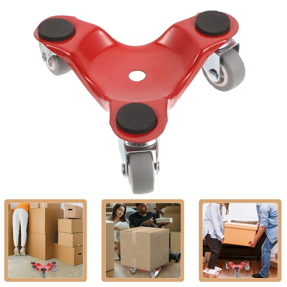 3 Wheels Furniture Mover metal Dolly Heavy Furniture Moving Triangle ...