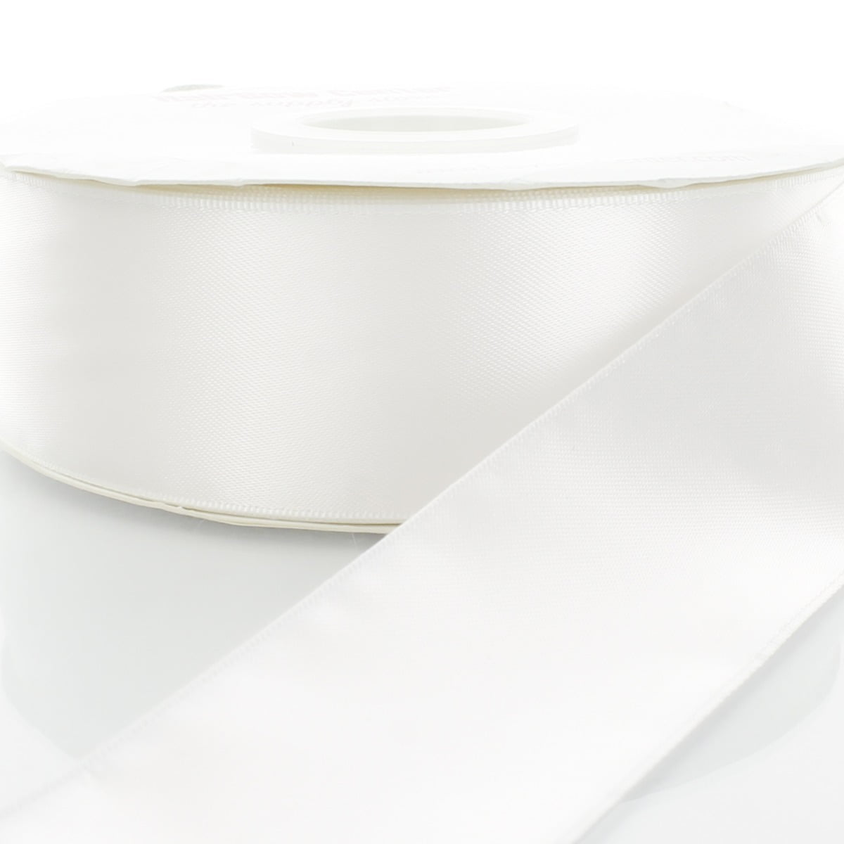 3" Wide White Double Faced Satin Ribbon - Sewing & Polyester, 3 Yards ...
