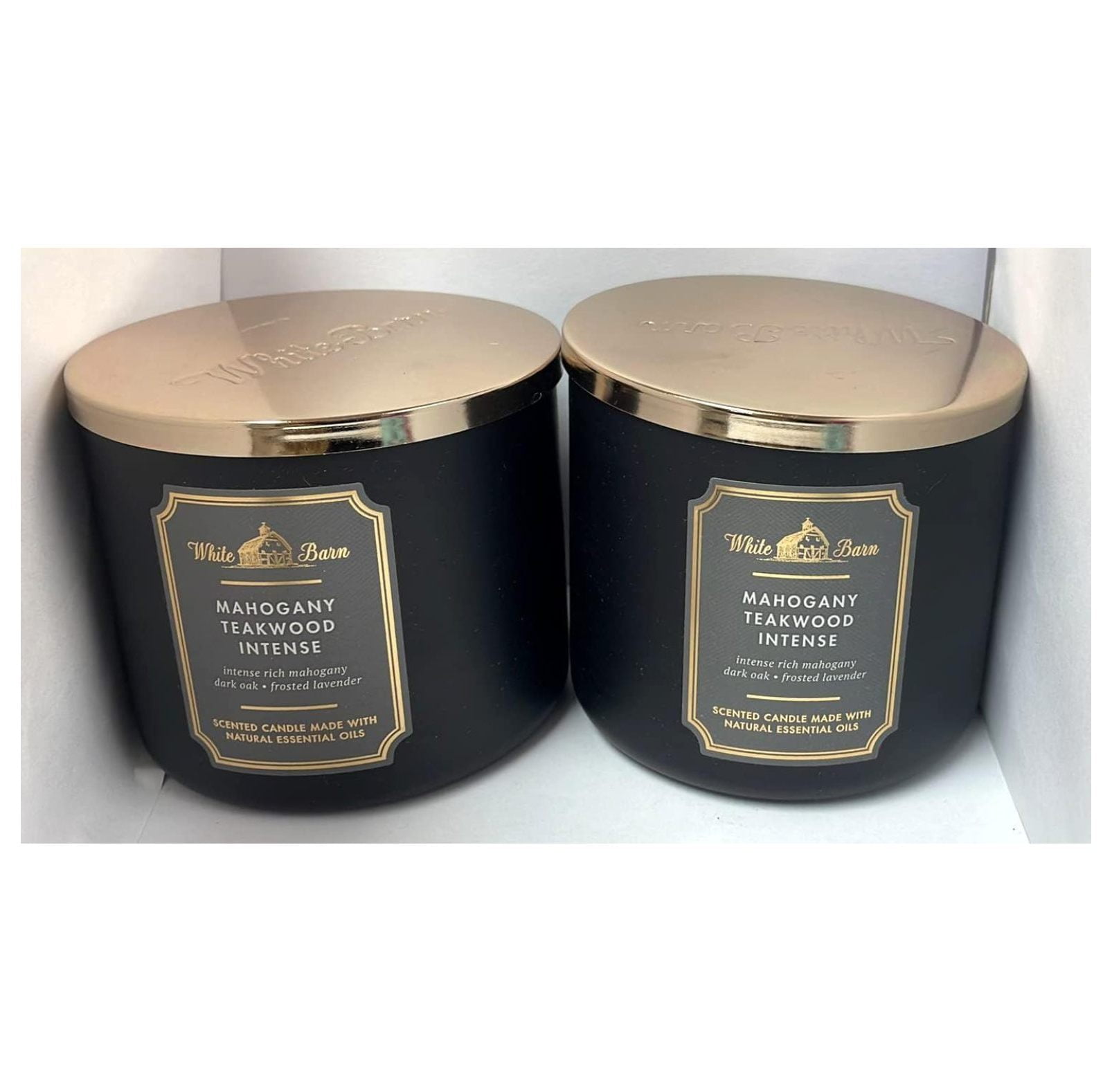 3-Wick Candle in Mahogany Teakwood High Intensity (Pack of 2) - Walmart.com