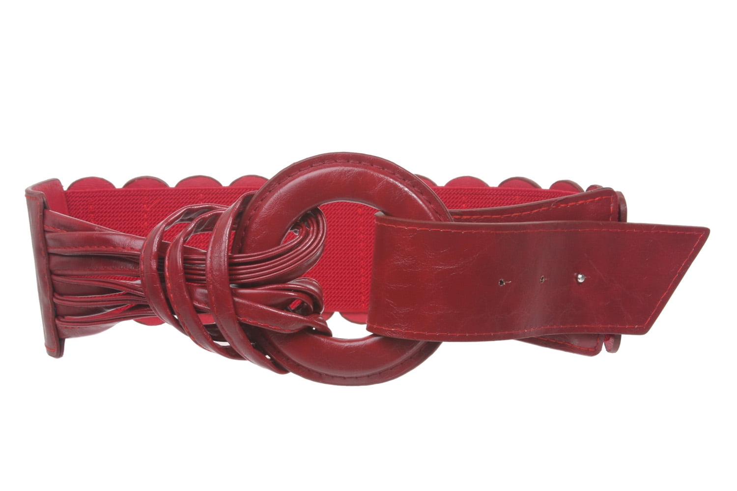 3" Wide High Waist Stretch String Tied Strap Fold For Closure - Walmart.com