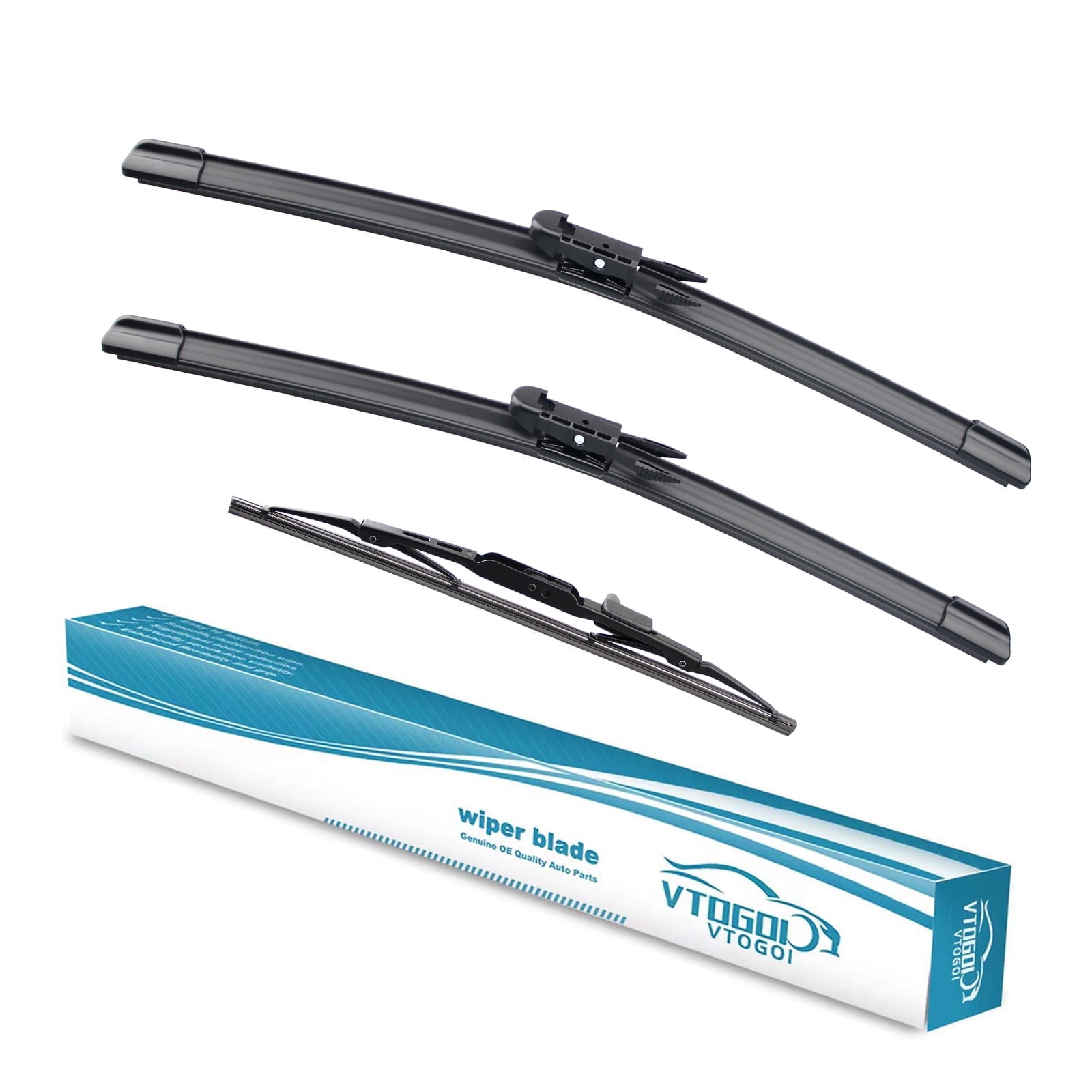 3 Wipers 26"+23"+14" for Toyota Sequoia 2008-2022 All Weather Original ...