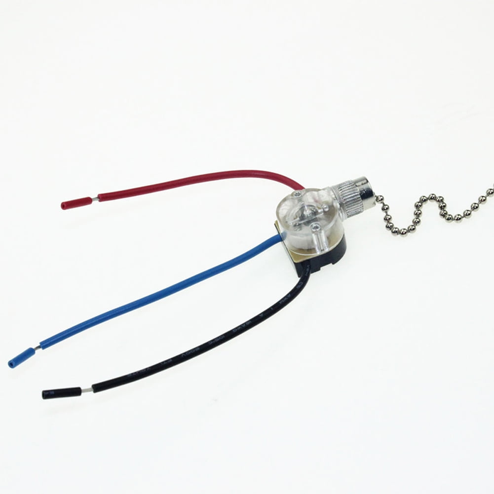 3-Wire Fan Ceiling Switch Beads Chain Fan Ceiling Switch for Wall Light ...