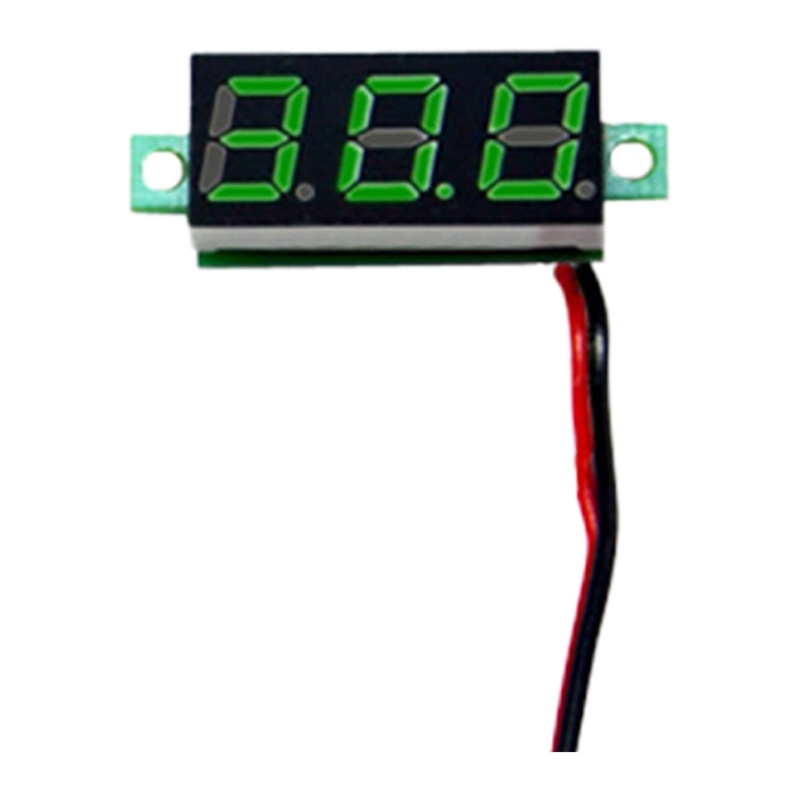 3 Wire LED Digital DC Voltmeter 0.56 Inch DC0V-30V Reverse Connection ...