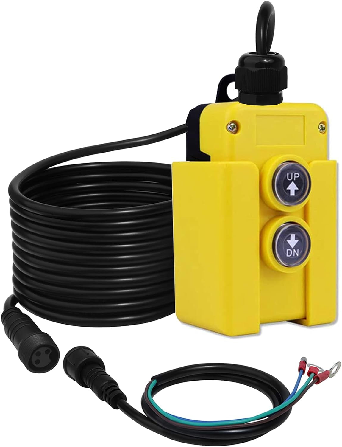 3 Wires Dump Trailer Remote Control Switch 12v DC Hydraulic Pump Power ...