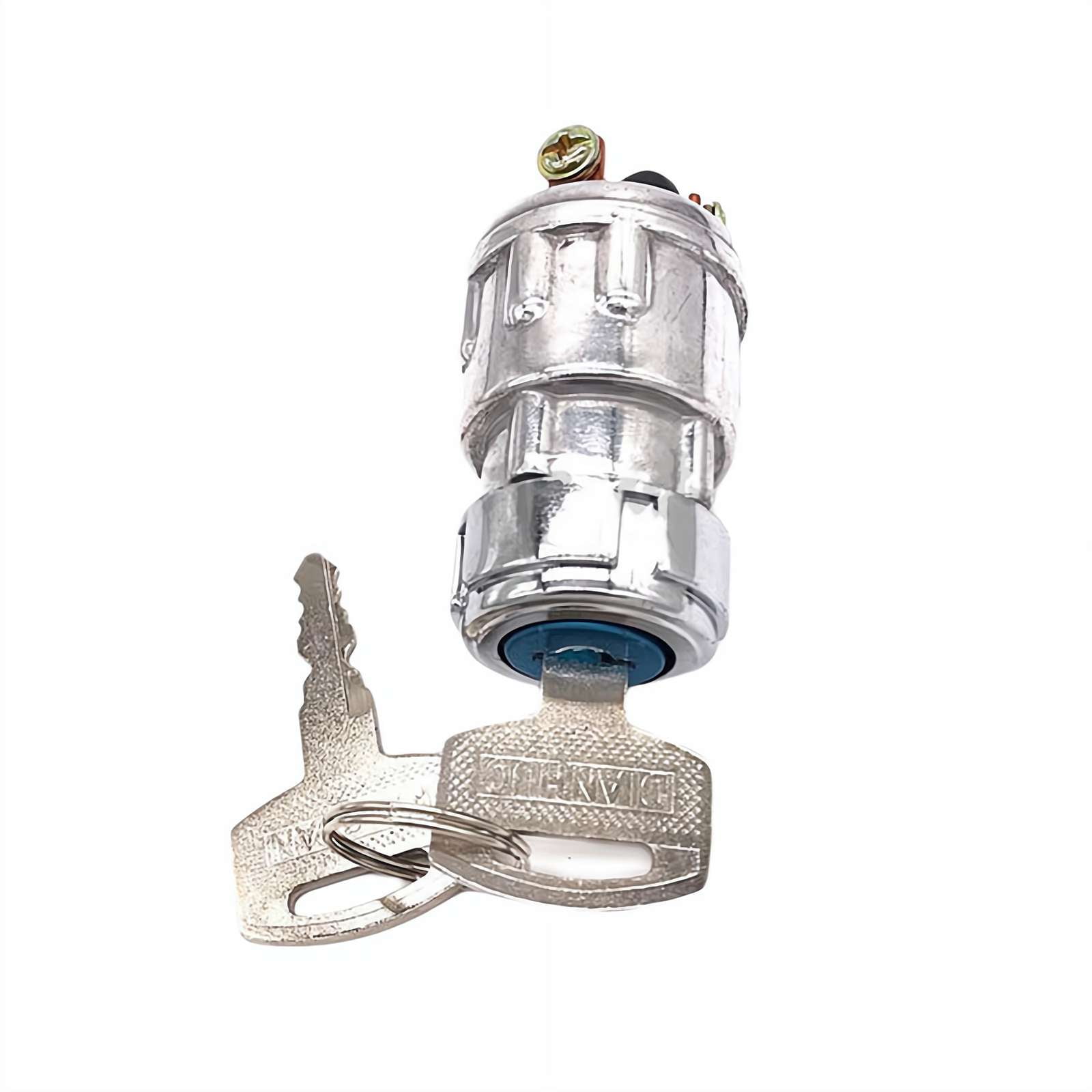 3 Wires Ignition Switch with Key 12V Universal Engine Starter Key ...