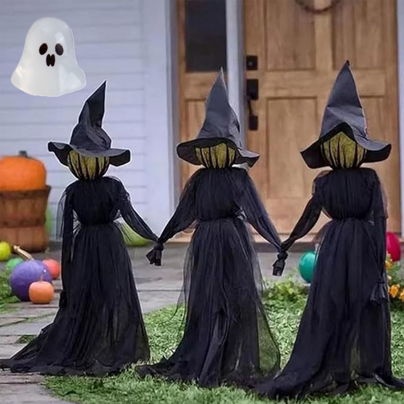 3 Witches Holding Hands,Halloween Witches Outdoor,Halloween Witch ...