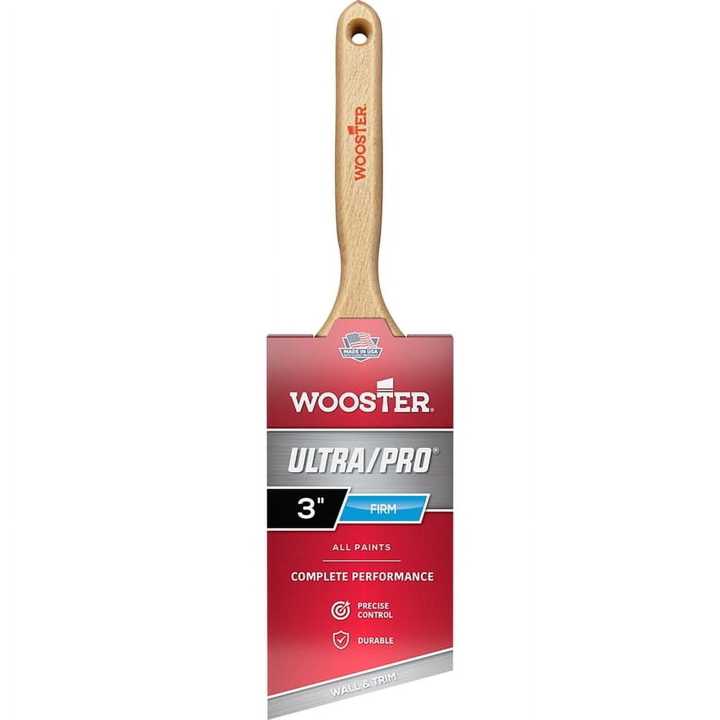 3" Wooster Brush Company 4174 Ultra/Pro Firm Angled Bristle Sash Handle ...