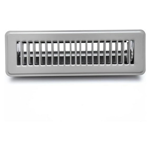 3" X 10" Floor Register with Louvered Design - Heavy Duty Rigid Floor ...