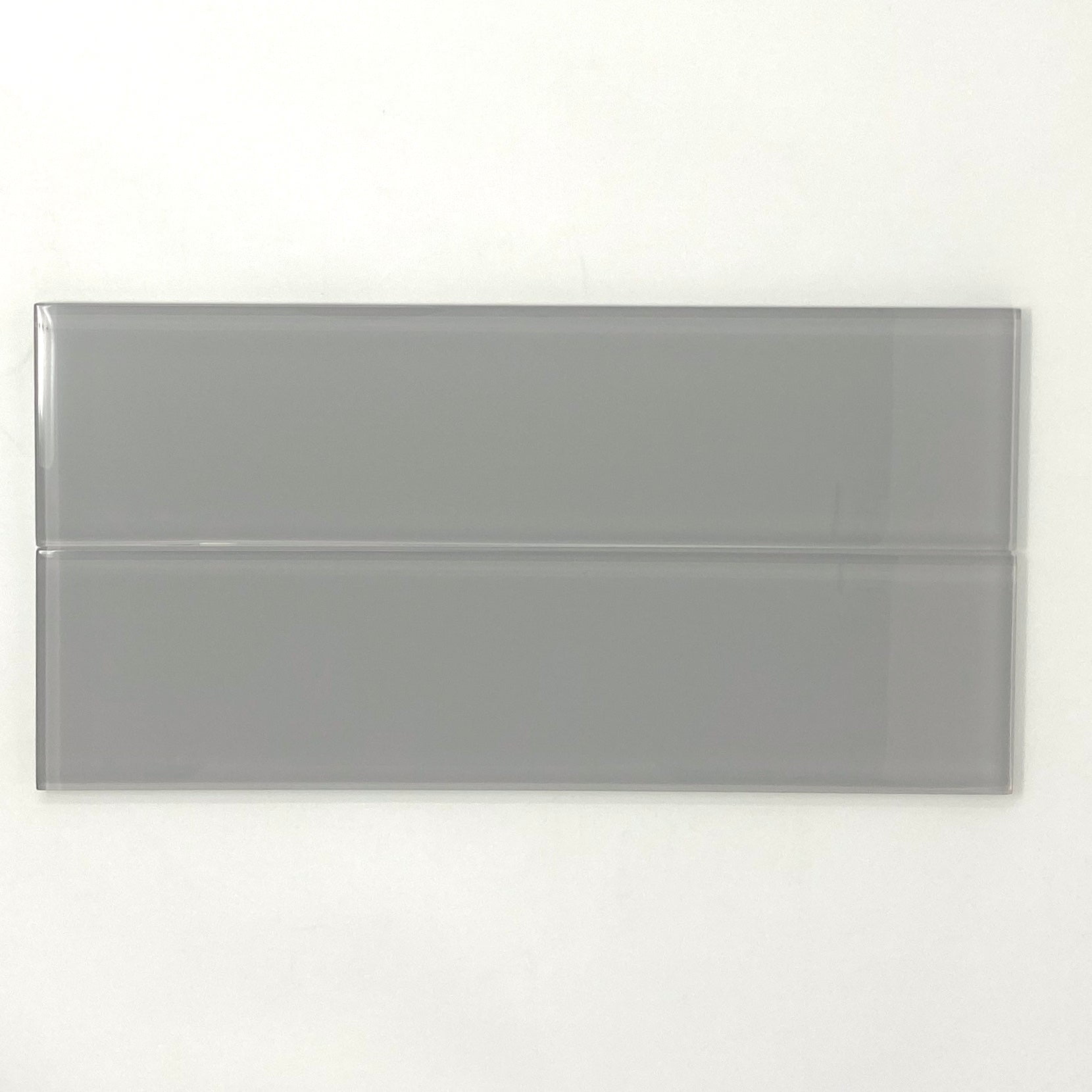 3 X 12 Mist Gray Glass Subway Tile - Rainbow Series - Walmart.com