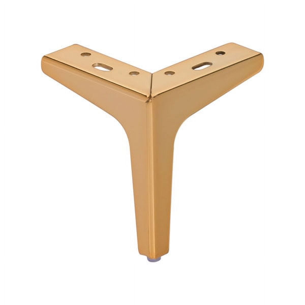 3" X 3" X 6" Brilliant Gold Sofa Leg - Walmart.com
