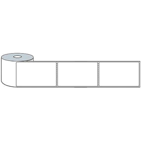 3" X 5" Direct Thermal Labels - 1" Core, 4" Outer Diameter. Supplied ...
