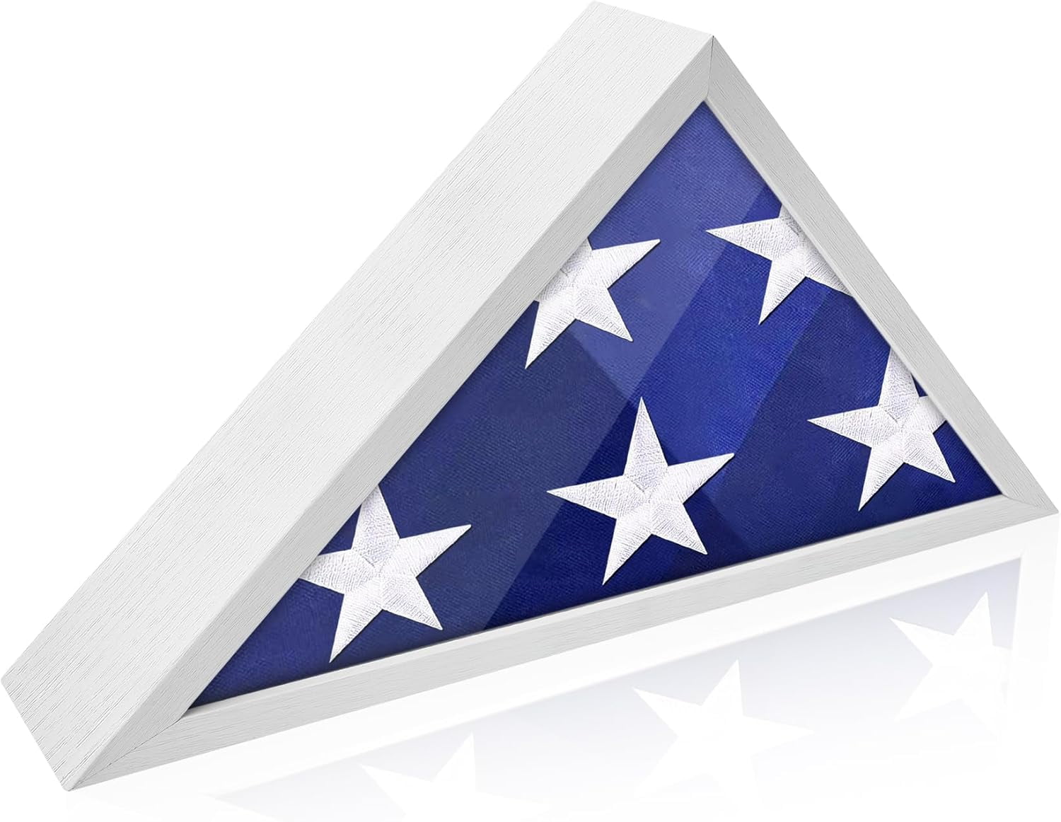 3' X 5' Flag Display Case, American Flag Shadow Box with HD Tempered ...