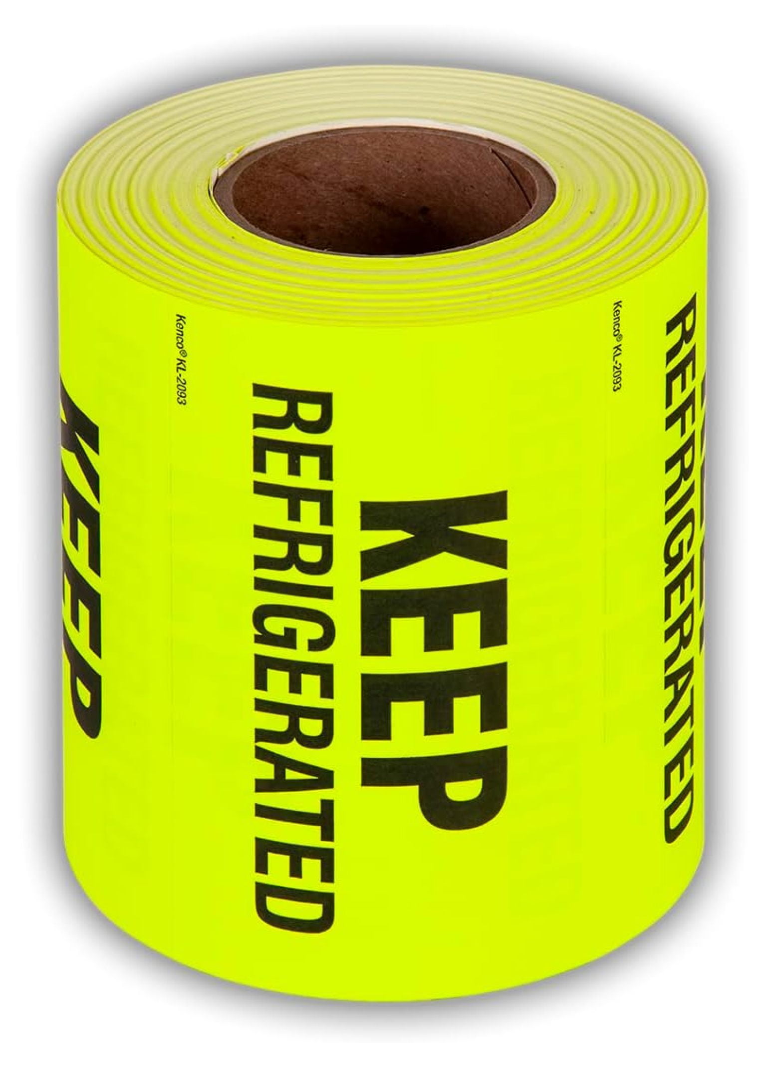 3" X 5" Keep Refrigerated Fluorescent Shipping Label Stickers for ...