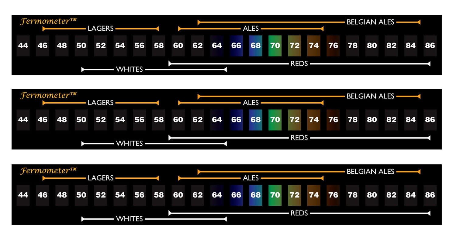 3 X Fermometer Adhesive Strip Thermometer - Walmart.com