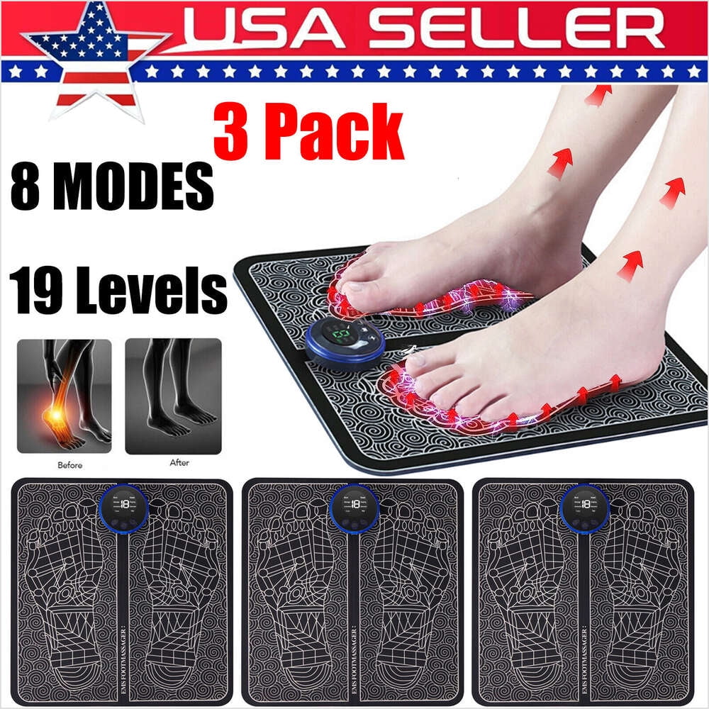 3 X Foot Massager Electric Deep Kneading Muscle Pain MACchinne Leg ...