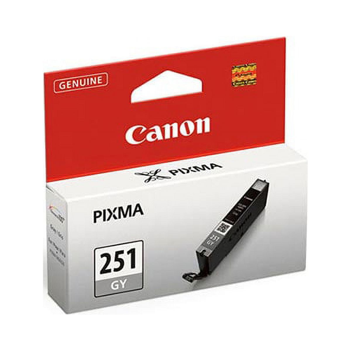 3 X Genuine Canon OEM 6517B001 (CLI-251) Standard-Yield Gray Ink ...